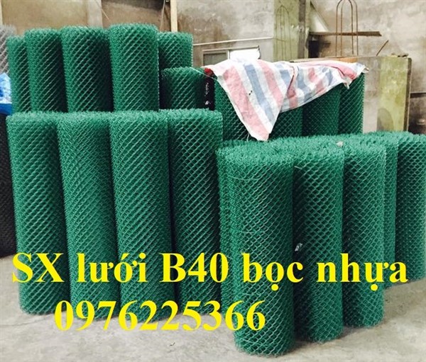 Lưới hàng rào B40 - Lưới B40 bọc nhựa giá tốt