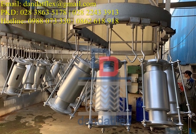Khớp co giãn inox, khớp nối giãn nở nhiệt, ống bù trừ giản nở nhiệt inox