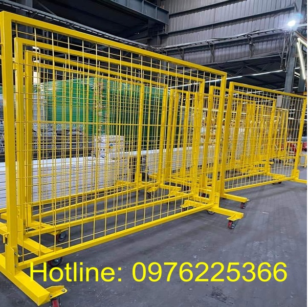Hàng rào lưới B40 ,khung hàng rào di động lưới B40,hàng rào di động
